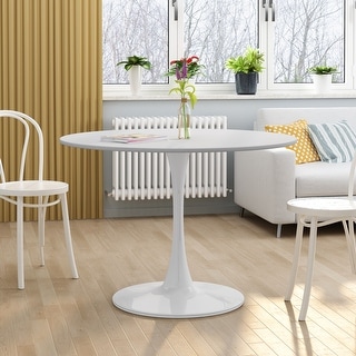 Round Dining Table with Round MDF Table Top - Bed Bath & Beyond - 36530104