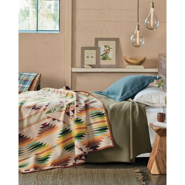 Pendleton Falcon Cove Tribal Pattern King-size Wool Blanket - Bed Bath ...