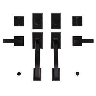 Front Door Rectangular Lock Set Single Cylinder Deadbolt Lock Arch ...