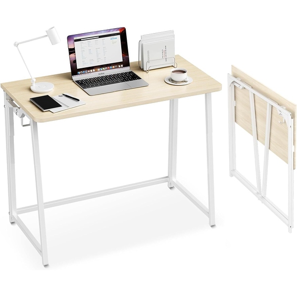 31.5 Folding Desk for Small Spaces Compact Foldable Writing Desk On Sale Bed Bath Beyond 42486927