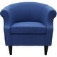 Marine Blue Bucket Chair with Sloped Arms, 32-inch Height, 30.5-inch ...