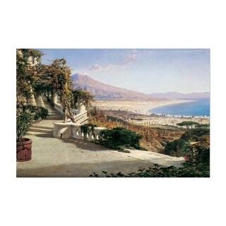A View of the Bay of Naples Painting Beach Coastal Art Print/Poster ...