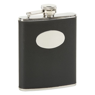 Black Leatherette Flask - Multi - Bed Bath & Beyond - 38326240