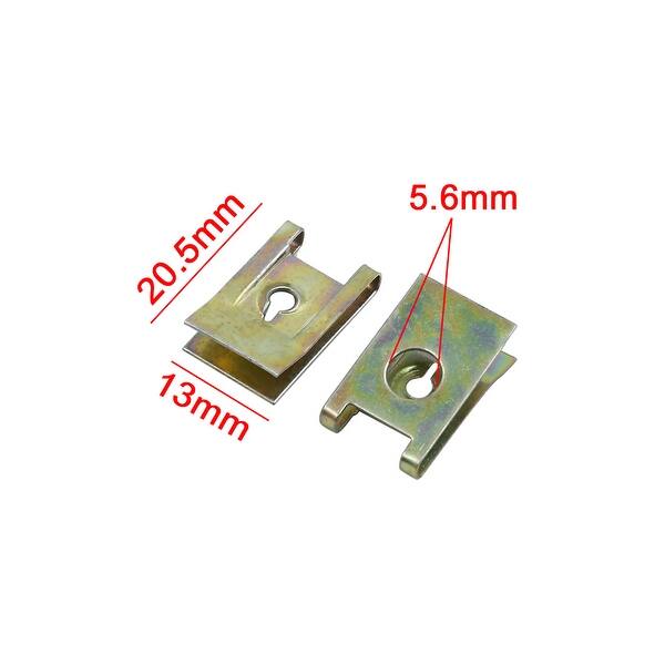 20pcs Spring U-Type Metal Clips Rivets Door Panel Screw Fastener ...