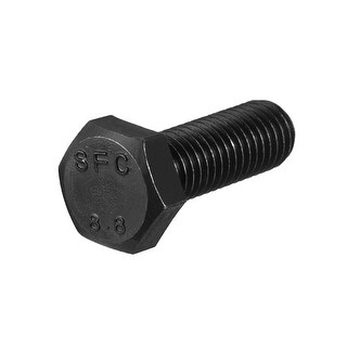 M10x30mm Hex Head Screw Bolts Fastener Grade 8.8 Carbon Steel 10pcs ...