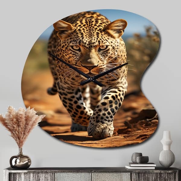 leopard clock