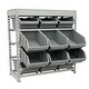 King's Rack Bin Rack Boltless Steel Storage System Organizer w/ 12 ...
