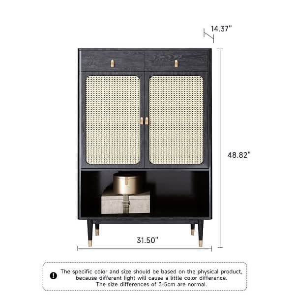 Romision Buffet Sideboard Cabinet, Wall Side Cabinet, Living Room ...