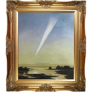 La Pastiche Grand Comet of 1882 with Victorian Gold Frame, 28" x 32 ...