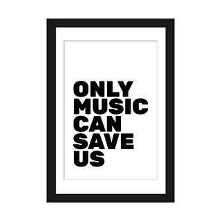 iCanvas "Only Music Can Save Us" by The Native State - Bed Bath ...