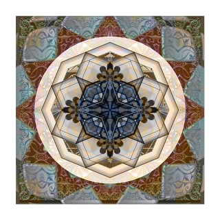Digital Geometric Geometry Mandala Pattern Patterns Art Print/Poster ...
