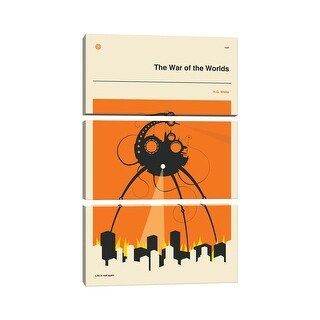 iCanvas "The War Of The Worlds" by Jazzberry Blue 3-Piece Canvas Wall ...