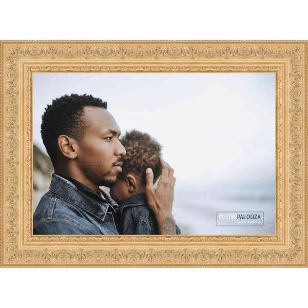 16x20 Ornate Gold Complete Wood Picture Frame with UV Acrylic, Foam ...