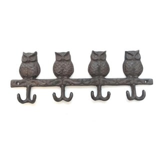 Cast Iron Owls Wall Hook - Bed Bath & Beyond - 41367171