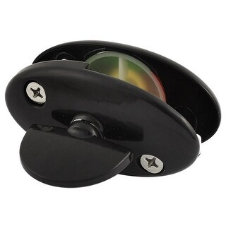 D Shaped Knob Washroom Toilet Partition Door Lock Indicator Black - Bed ...