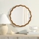 Azalea Park 24" Natural Wood Curvy Circle Wall Mirror - Bed Bath ...
