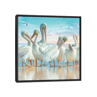 iCanvas "Coastal Plumage III" by Steve Hunziker Framed Canvas Print ...