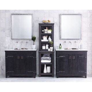 Americana Anvil 36-inch Reclaimed Wood Bathroom Vanity (Base Only ...