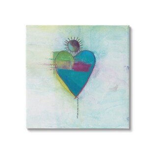 Stupell Bold Sun Rays Heart Shape Canvas Wall Art by Michelle ...