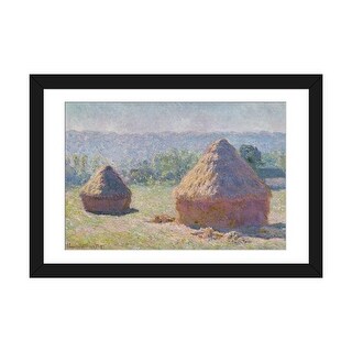 iCanvas "Grainstacks at the end of the Summer, Morning effect, 1891 ...