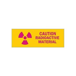 Brady Caution Radiation Sign,3-1/2 x 10In,ENG 88750 - 1 Each - Bed Bath ...