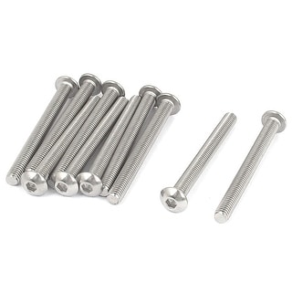 M5x50mm 304 Stainless Steel Hex Socket Countersunk Round Head Screw ...