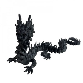 Black Imperial Dragon 3D Printed Figurine - Bed Bath & Beyond - 42336285