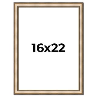 16x22 Frame Gold Solid Wood Shadow Box - Bed Bath & Beyond - 39567496