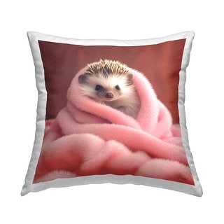 Stupell Cuddly Hedgehog in Blanket Design by Roozbeh - Bed Bath ...