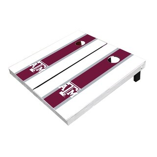Texas A&M Aggies Maroon and White Matching Long Stripe Cornhole Boards ...
