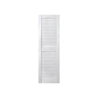 Plastic Development Group 14 x 39 Inch Exterior Vinyl Louvered Shutters ...