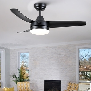 Modern 42in. Integrated LED Ceiling Fan Lighting with 3 Blades - 42 INCHES - Bed Bath & Beyond ...