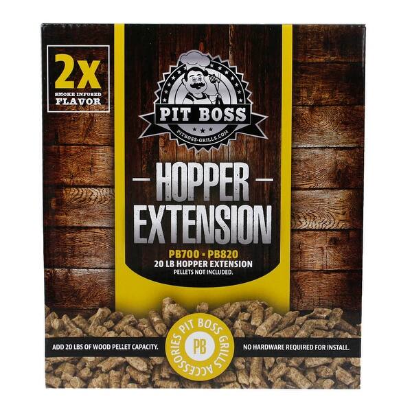 Pit Boss 76700 Pellet Hopper Extension Adds 20 Pound Capacity For PB700 ...