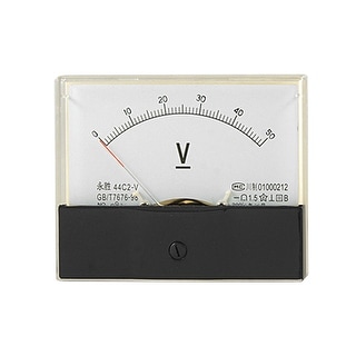 0-50V DC Voltage Panel Meter Analog Voltmeter Gauge New - 0-50V DC ...