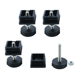 Leveling Feet 38x38mm Square Tube Inserts Kit Furniture Glide ...