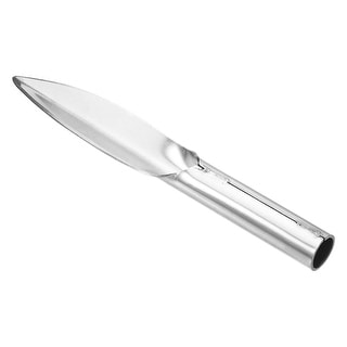 9" Garden Trowel Leaf-Shaped Shovel Pointed Gardening Tools Silver Tone ...