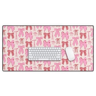 KrissyMast Bows in red and pink Desk Mat - Bed Bath & Beyond - 40484846