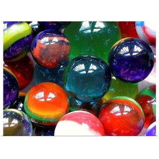 "Pile of marbles" Poster Print - Multi - Bed Bath & Beyond - 16378626