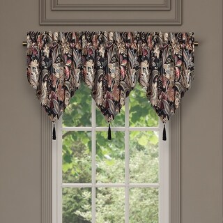Calabria Window Ascot Valance - Bed Bath & Beyond - 42810709