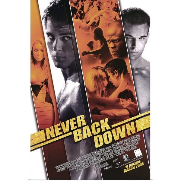never back down poster