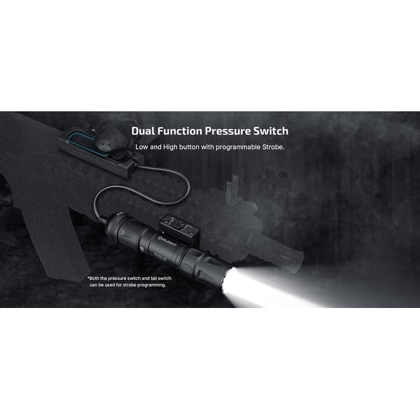 Olight Odin S 1500 Lumen Rechargeable PIcatinny Rail Mount Flashlight ...