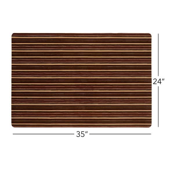 SoHome Smooth Step Striped Machine Washable Kitchen Mat, 24"x35" - Bed ...