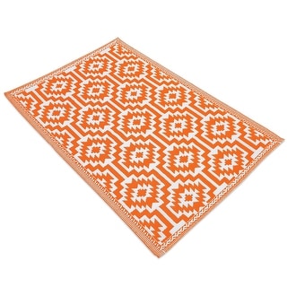 Reversible Southwest Aztec Patio Mat - Standard - Bed Bath & Beyond ...