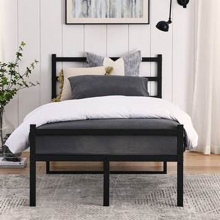 Wrought Iron Bed Frame,Iron Platform Bed Frame - Bed Bath & Beyond ...