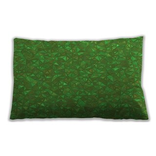 Ahgly Company Patterned Indoor-Outdoor Green Apple Green Lumbar Throw ...