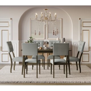 Derry 7-pieces Dining Table and Chair - Bed Bath & Beyond - 37638824
