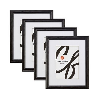 Craig Frames Wiltshire 200, Picture Frame Matted for a Photo, Ebony ...