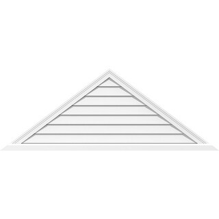 Triangle Surface Mount PVC Gable Vent: Brickmould Sill Frame - Bed Bath ...