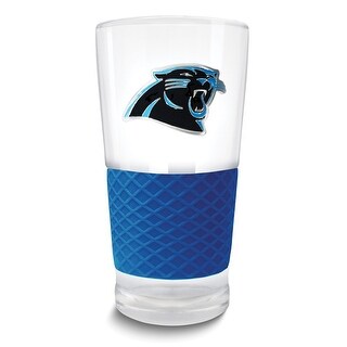 NFL Carolina Panthers Score 22 Oz. Pint Glass with Silicone Grip - Bed ...