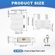 Magnetic Push Latch, Small Double Push to Open Door Touch Latches - Bed ...